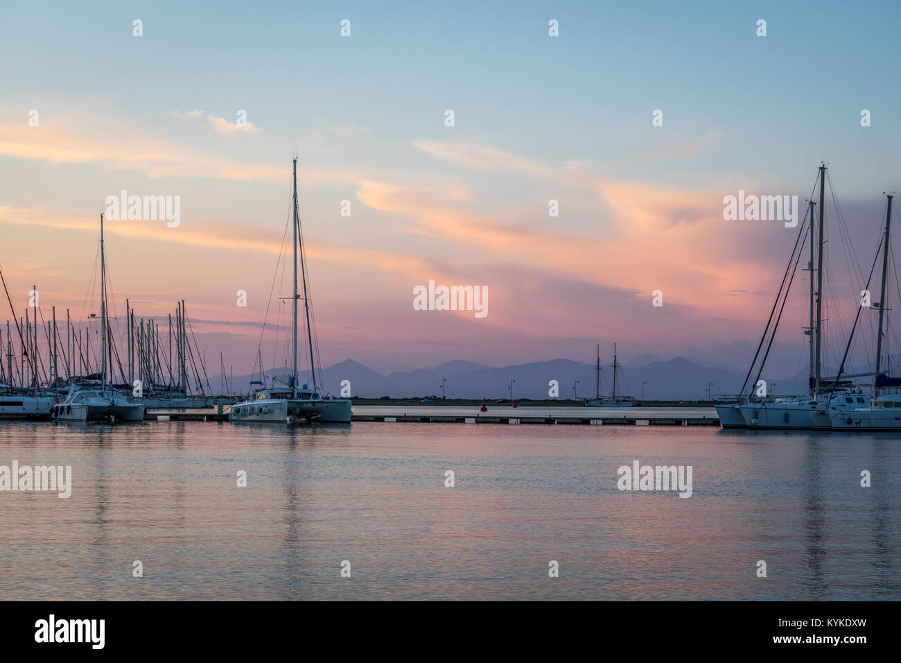 Lefkada marina hi-res stock photography and images - Alamy