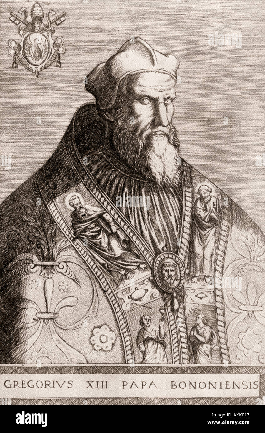 Pope Gregory XIII, 1502 – 10 April 1585, was Pope of the Catholic ...