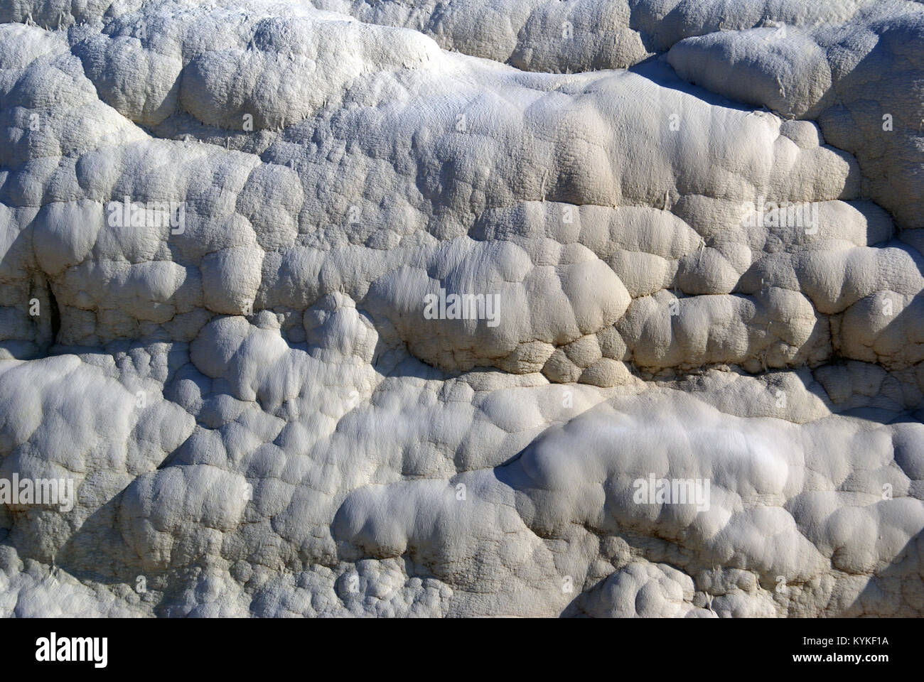 Natural travertine rock in Pamukkale, Turkey Stock Photo - Alamy