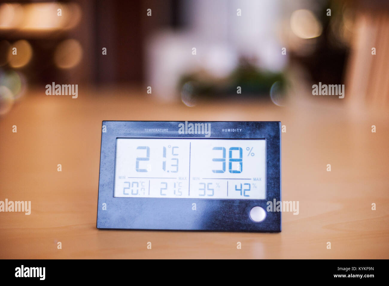 A meteostation on the table Stock Photo - Alamy