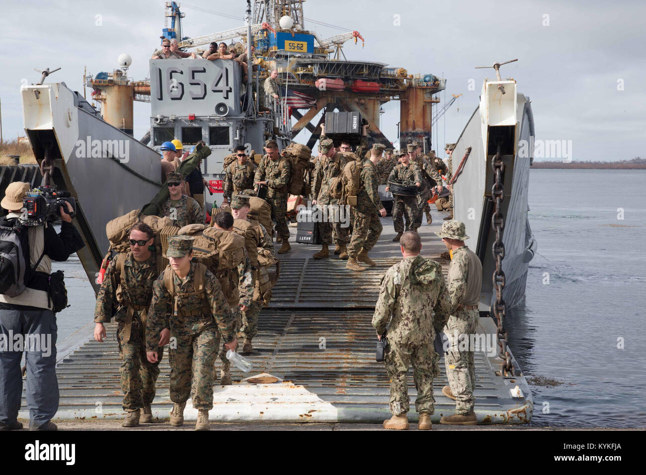 CEIBA, Puerto Rico (Sept. 25, 2017) U.S. Marines with the 26th Marine ...
