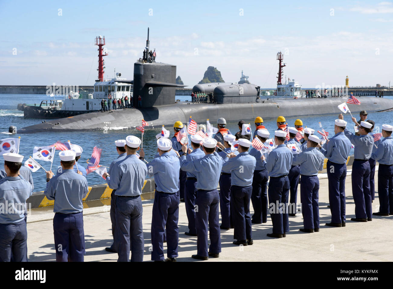 BUSAN, Republic of Korea (Oct. 13, 2017) The Ohio-class guided-missile ...