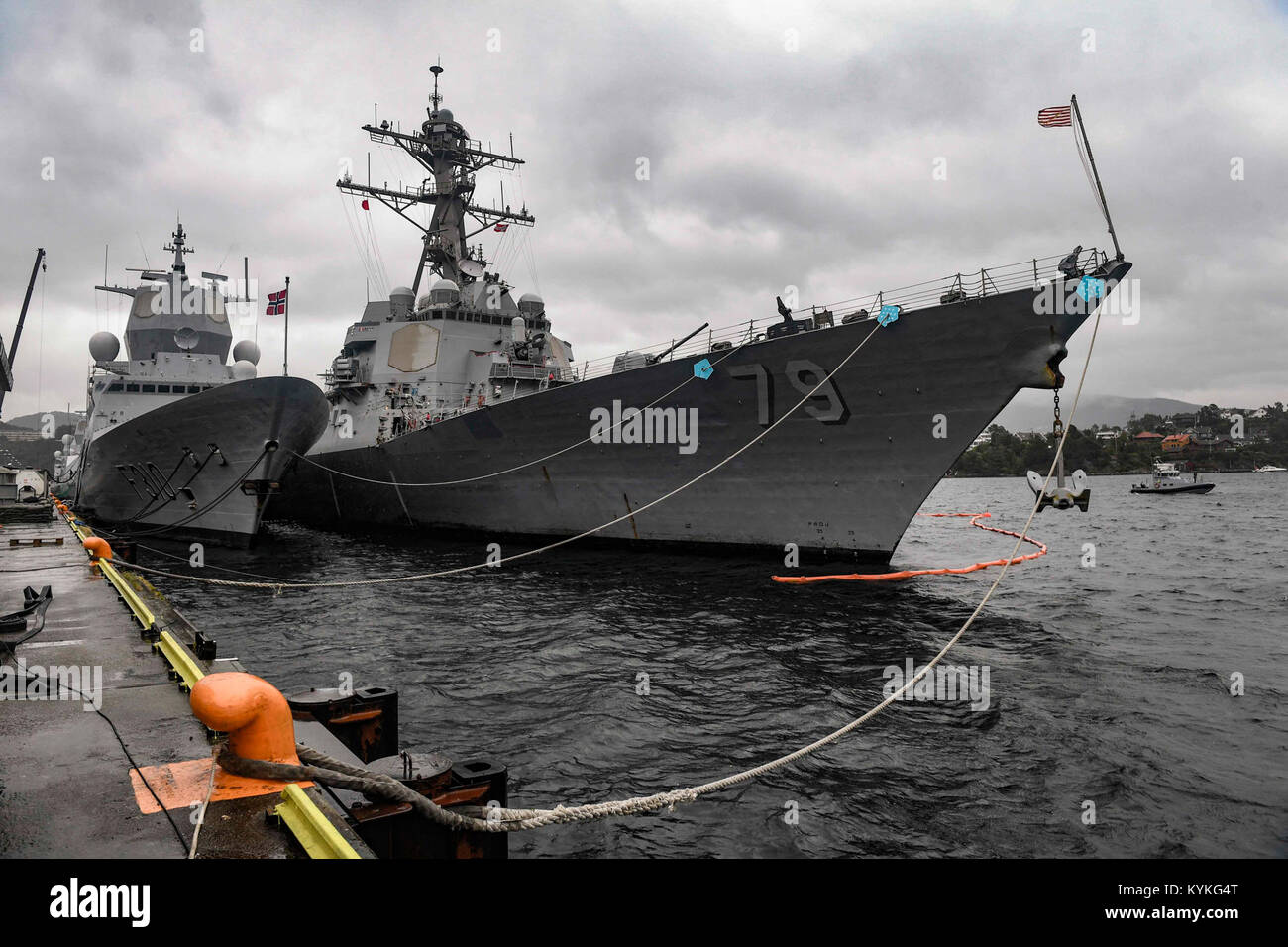BERGEN, Norway (Aug. 28, 2017) The Arleigh Burke-class guided-missile ...