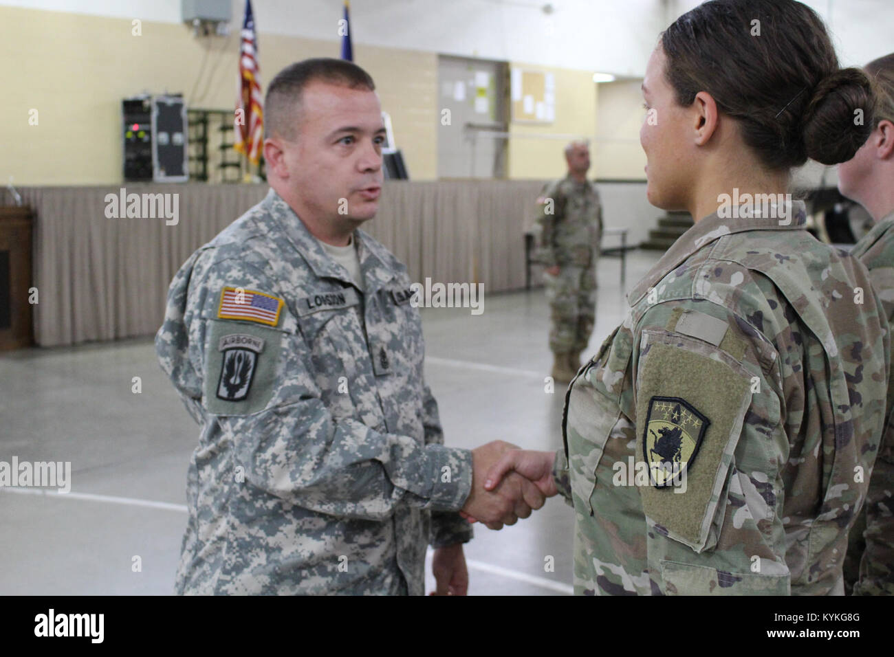 The newest Soldiers in the Kentucky National Guard are welcomed into ...