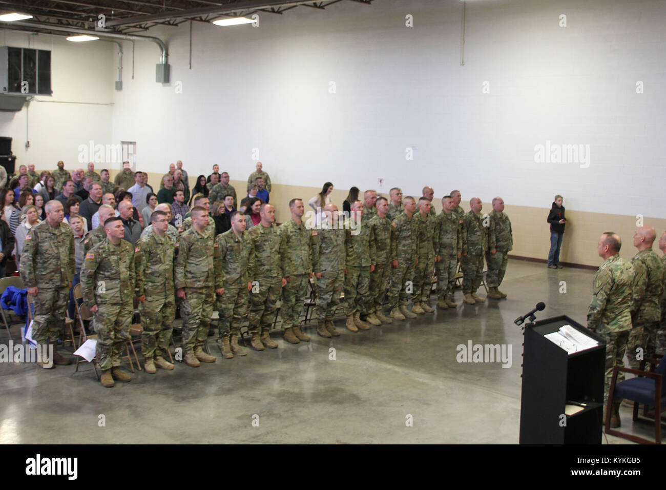 Soldiers with the 613th Engineer Facilities Detachment are honored ...