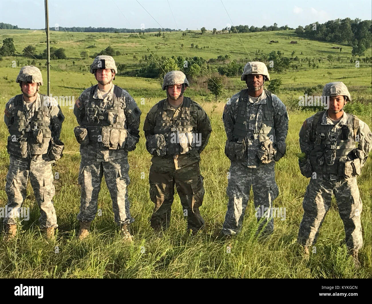 US military army National Guard training and assisting Stock Photo - Alamy