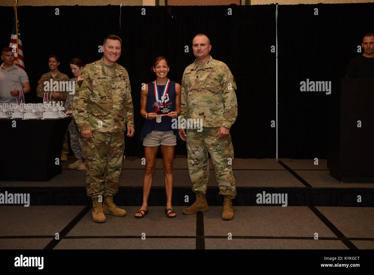 US military awards ceremony Stock Photo - Alamy
