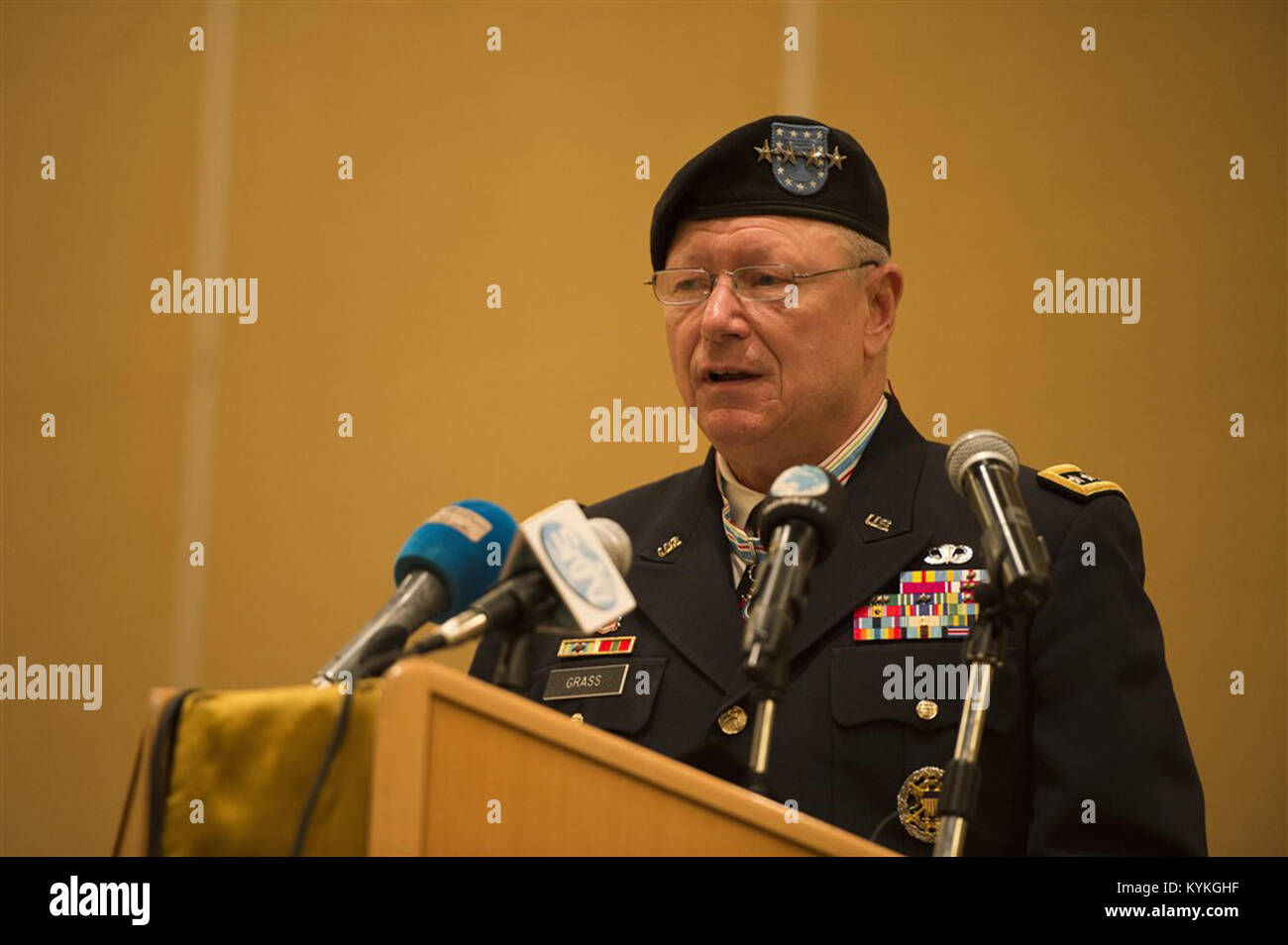 US military awards ceremony Stock Photo - Alamy