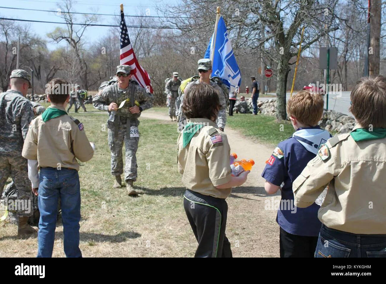 US Army National Guard carrying out various tasks including military ...