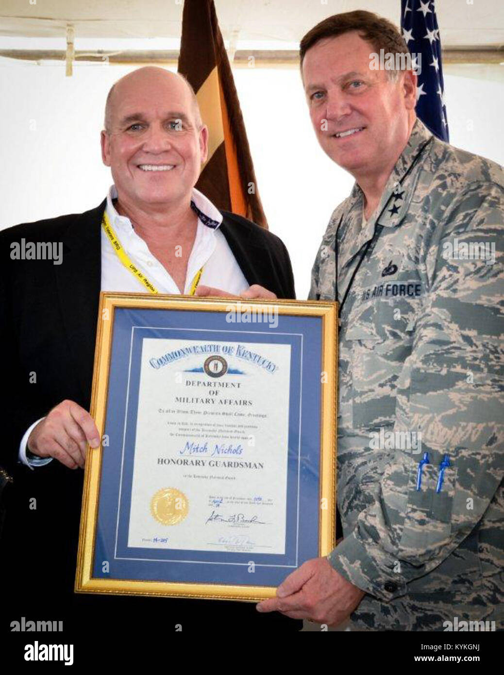 US military awards ceremony Stock Photo - Alamy