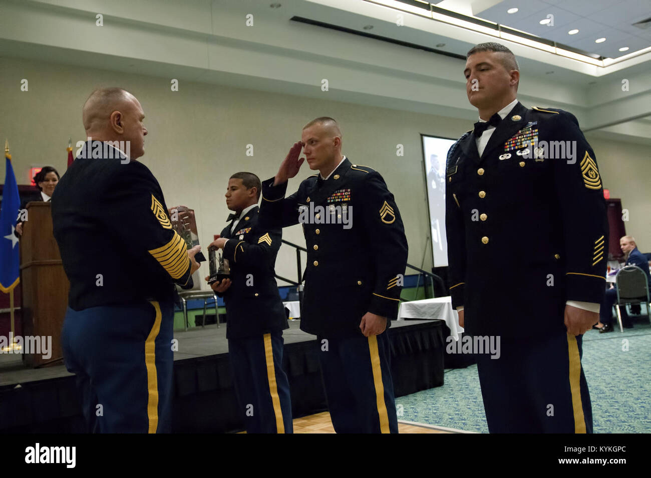 Military awards presentation Stock Photo - Alamy