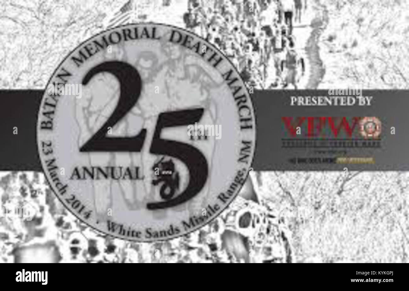 US military poster Bataan Memorial Death March Stock Photo - Alamy