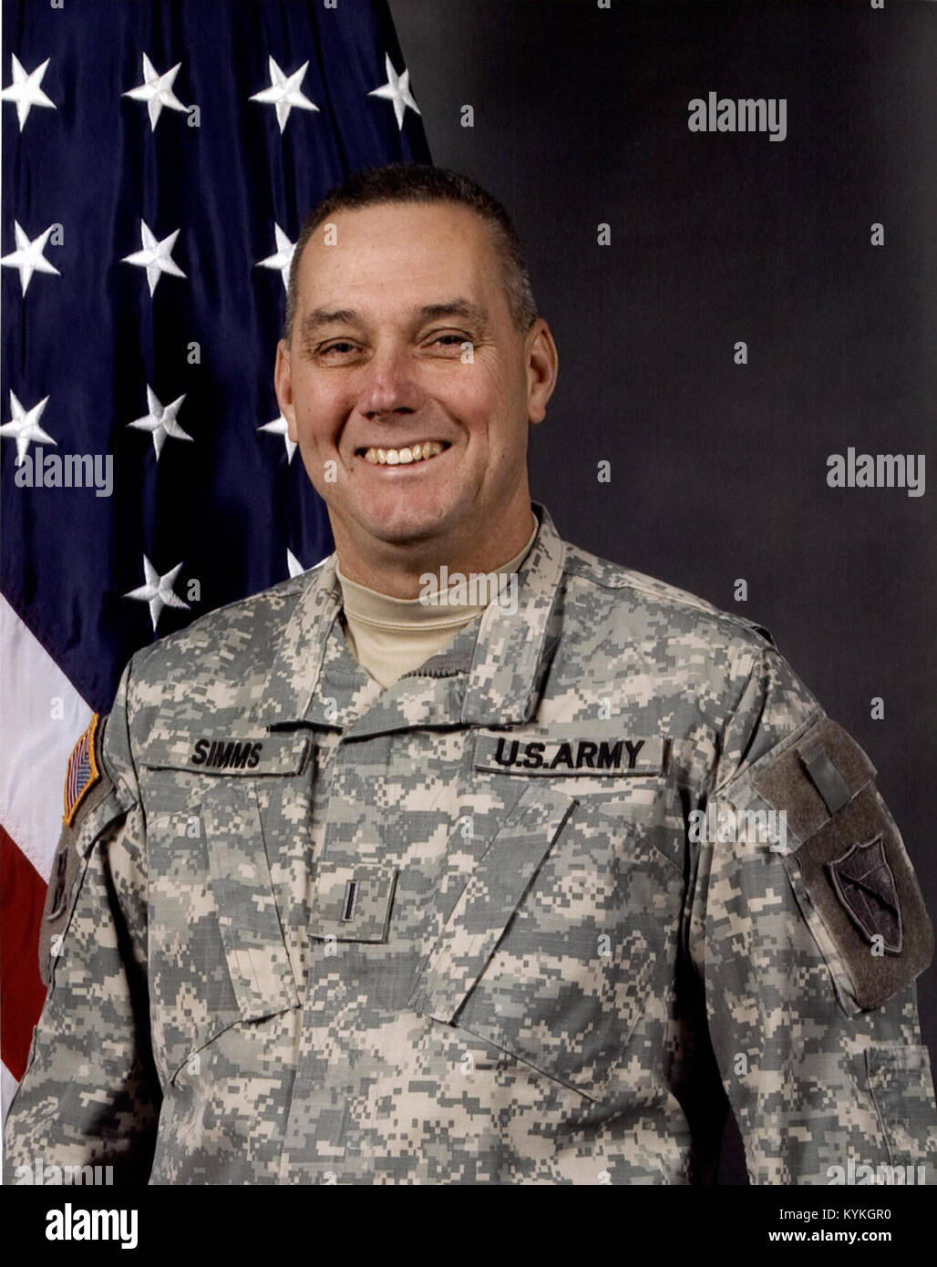 Portrait of US military person Stock Photo - Alamy