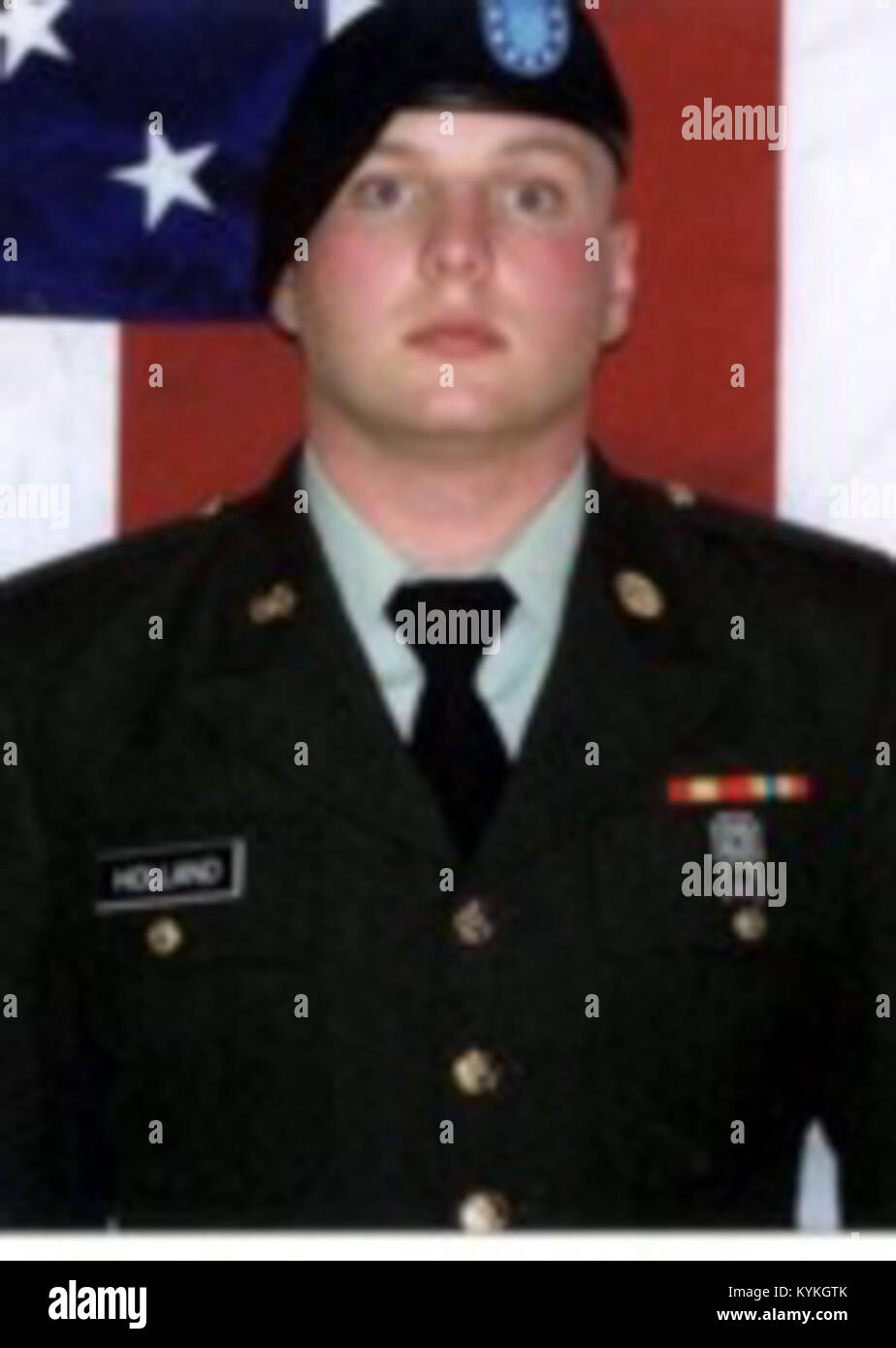 Portrait of US military person Stock Photo - Alamy