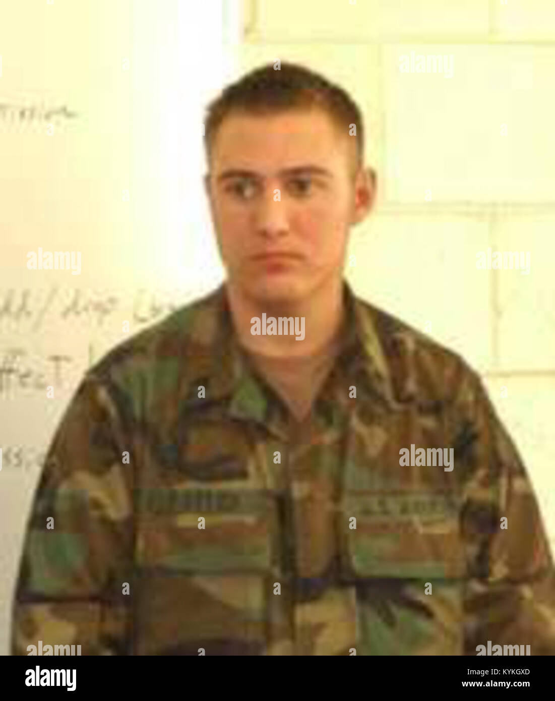 Portrait of US military person Stock Photo - Alamy