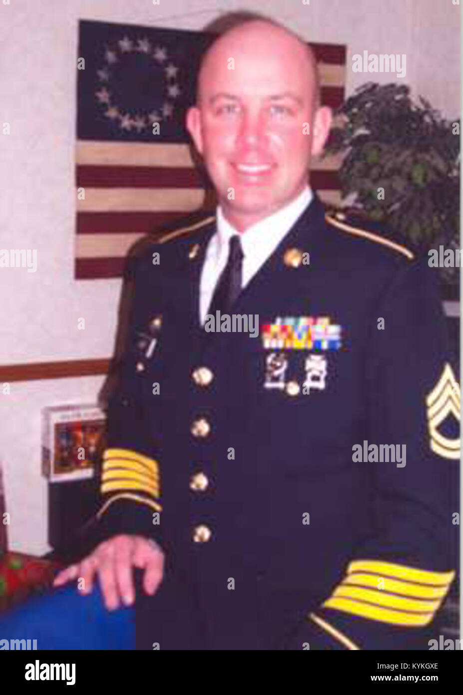 Portrait of US military person Stock Photo - Alamy
