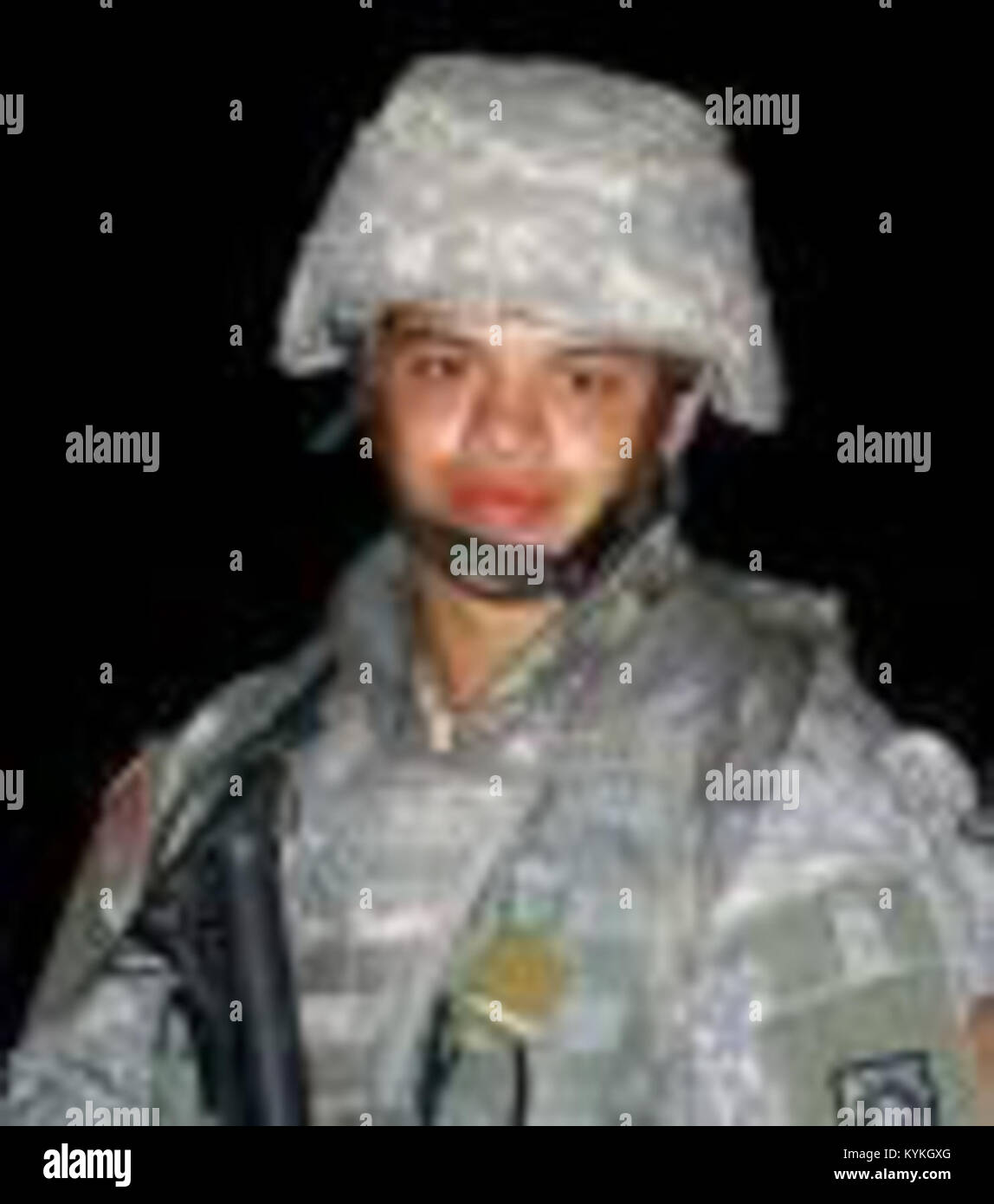 Portrait of US military person Stock Photo - Alamy