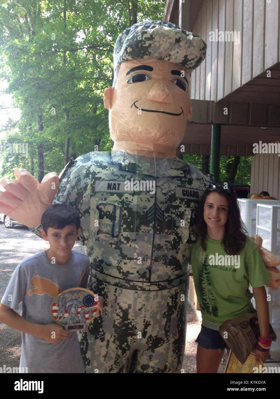 US military National Guard sports event Stock Photo - Alamy