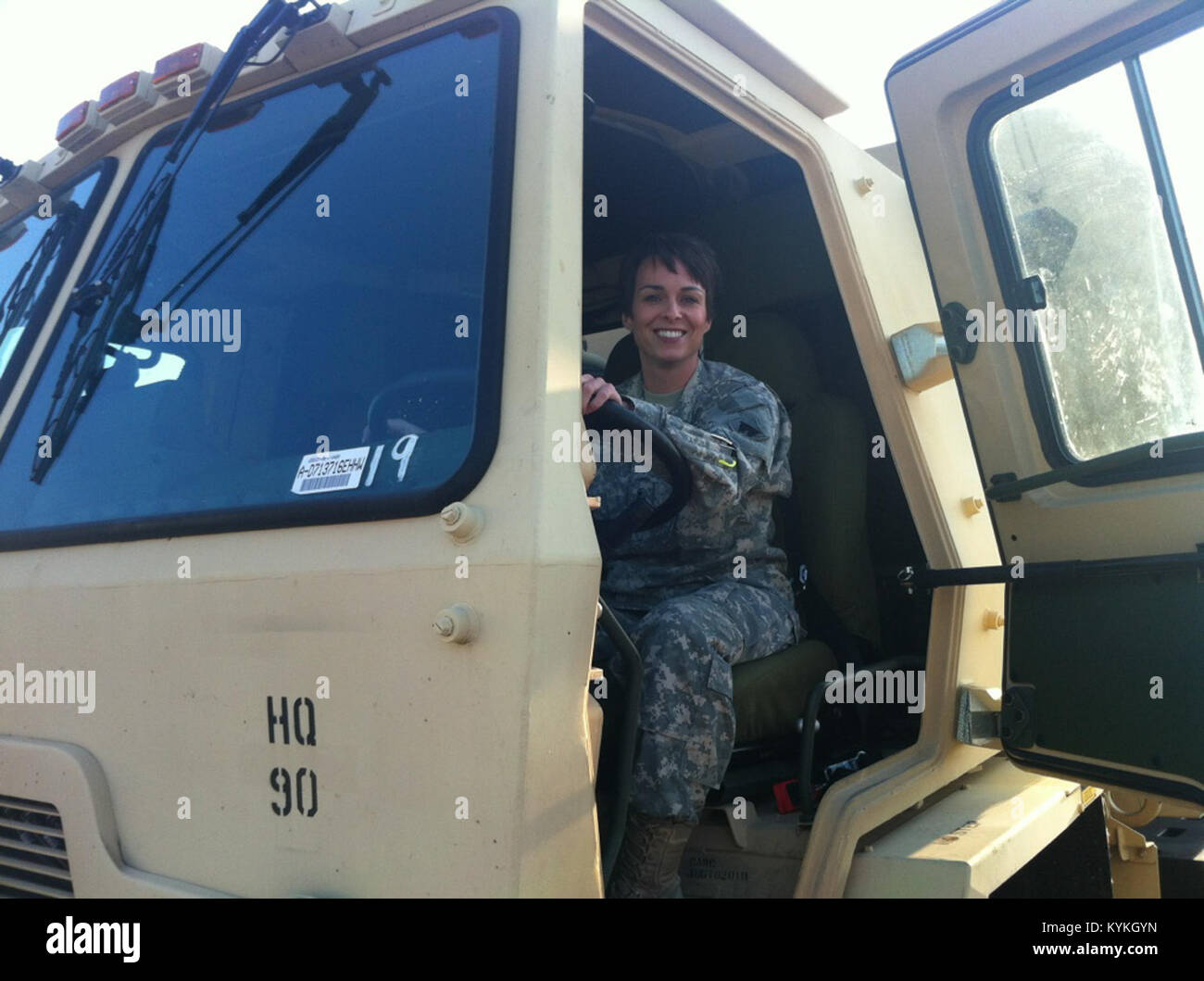 US Army National Guard training with armored vehicle Stock Photo - Alamy