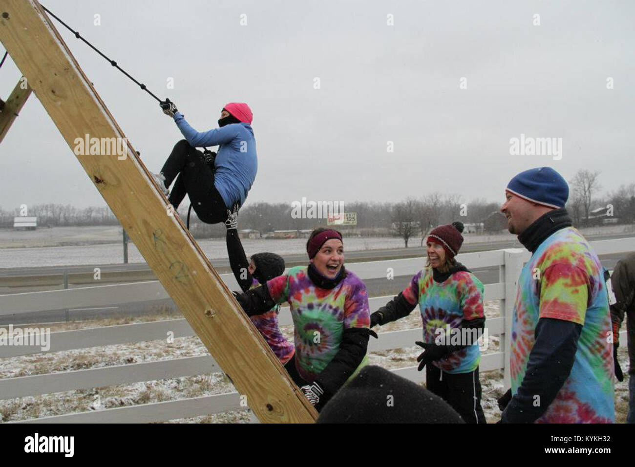 Kentucky National Guard assault course training Stock Photo - Alamy