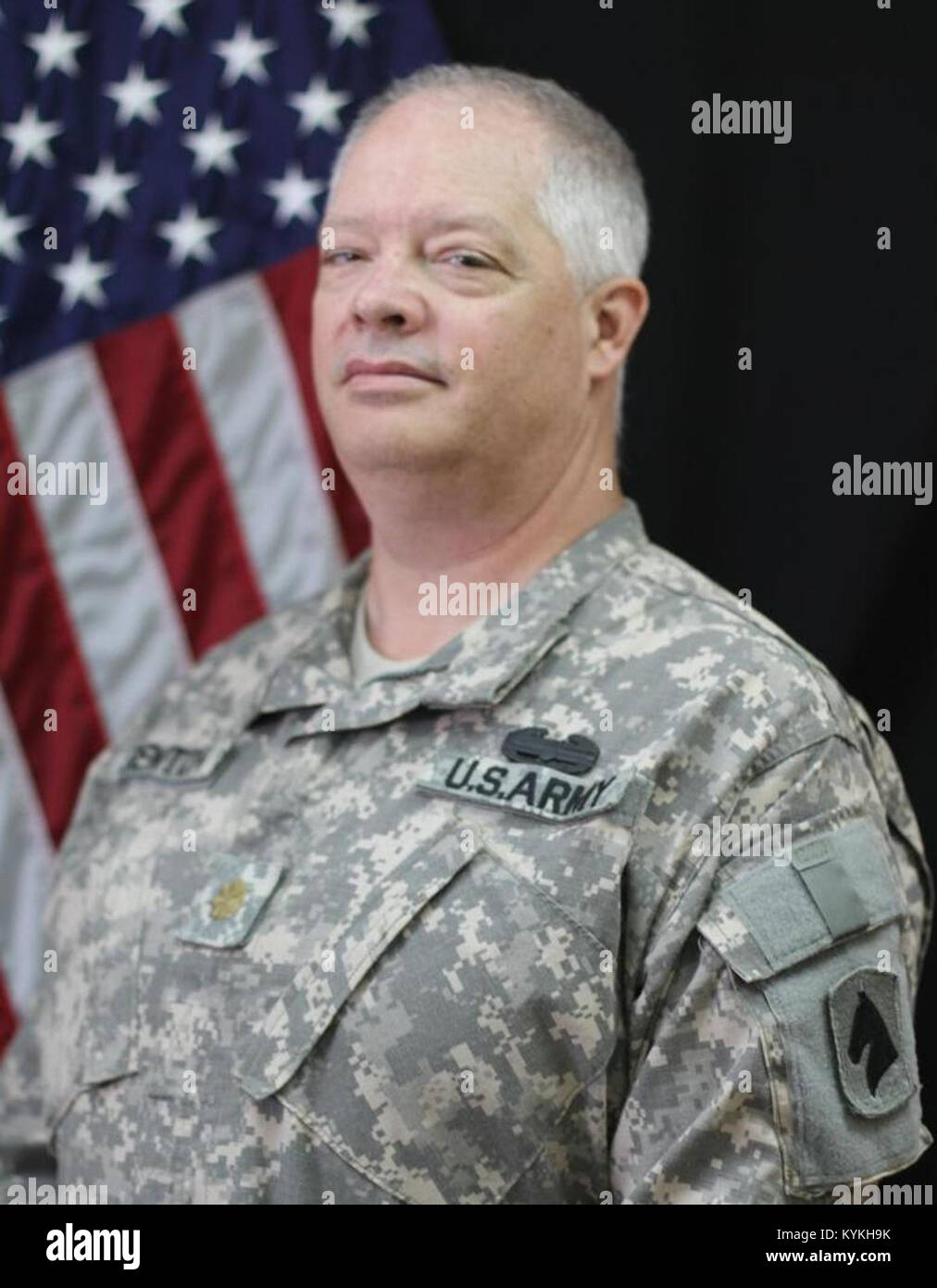 Portrait of US military person Stock Photo - Alamy