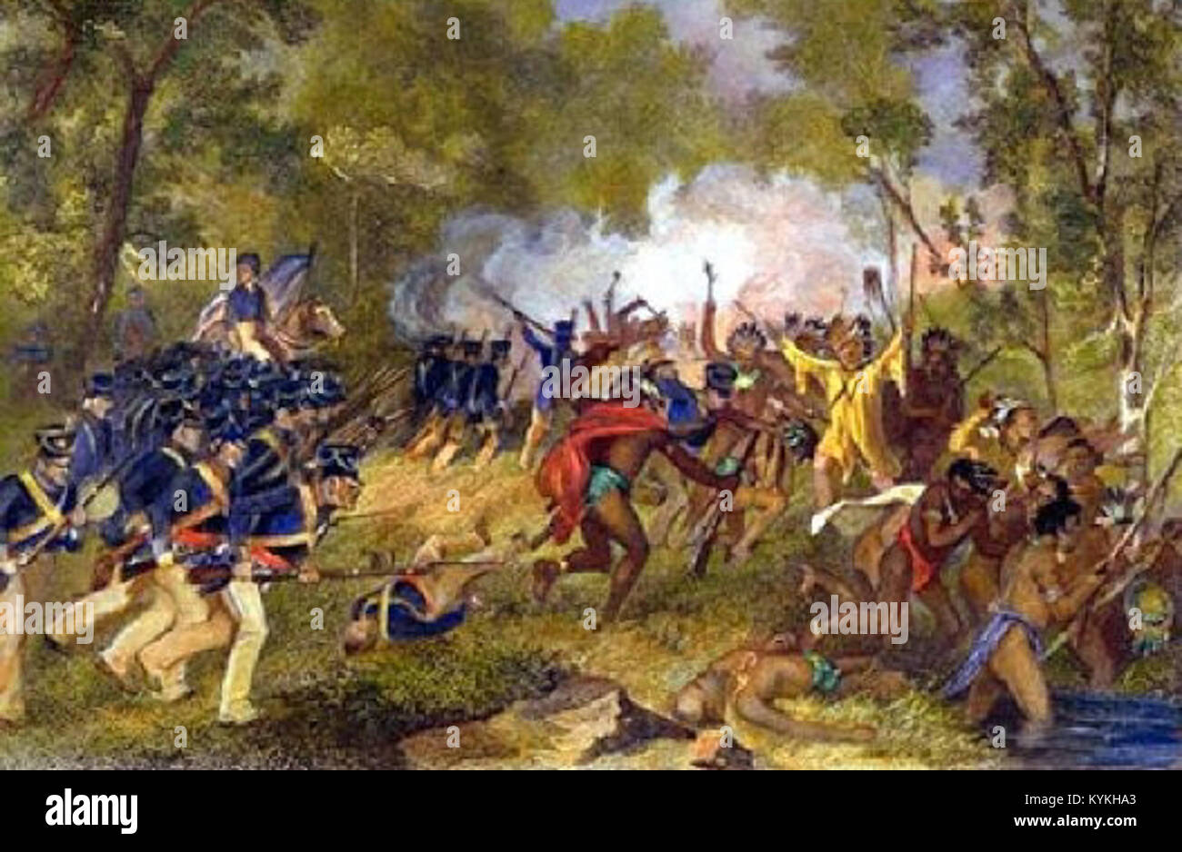 Historic vintage old military battle photograph image Stock Photo - Alamy
