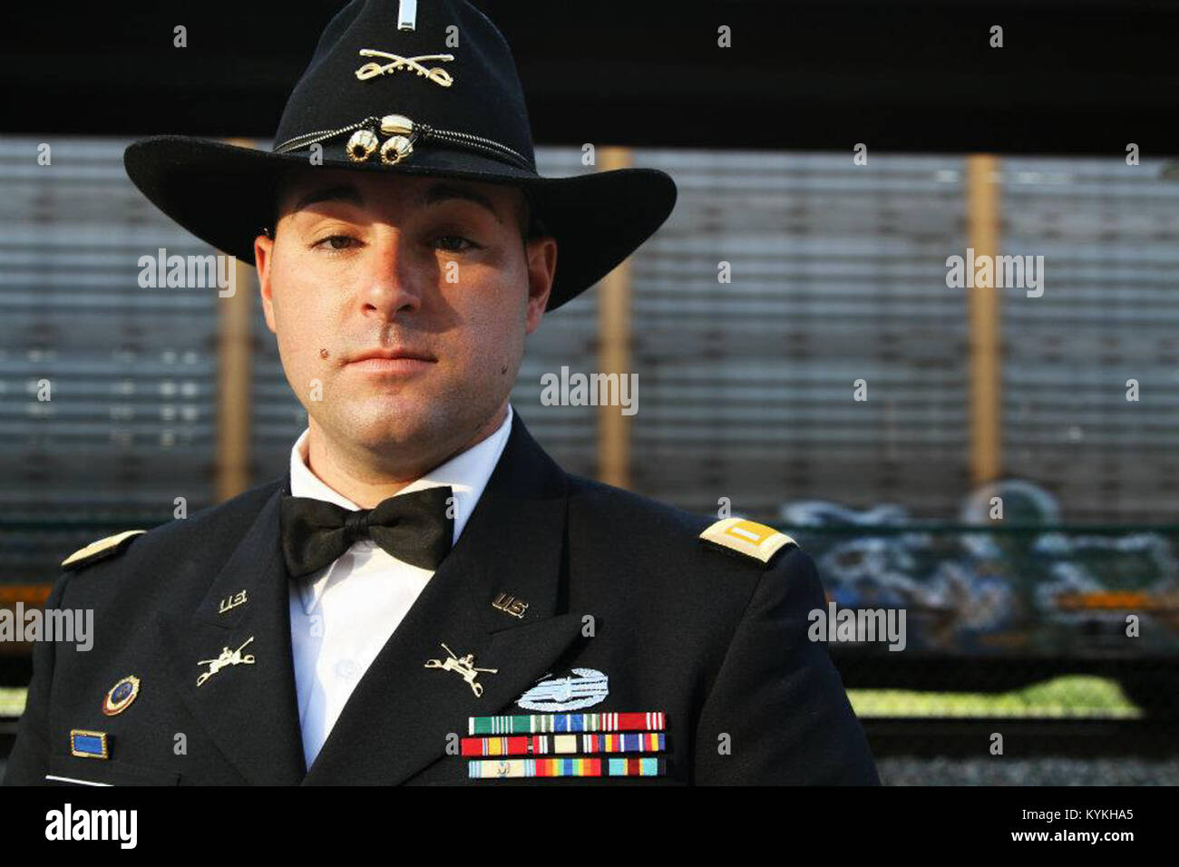 Portrait of US military person Stock Photo - Alamy