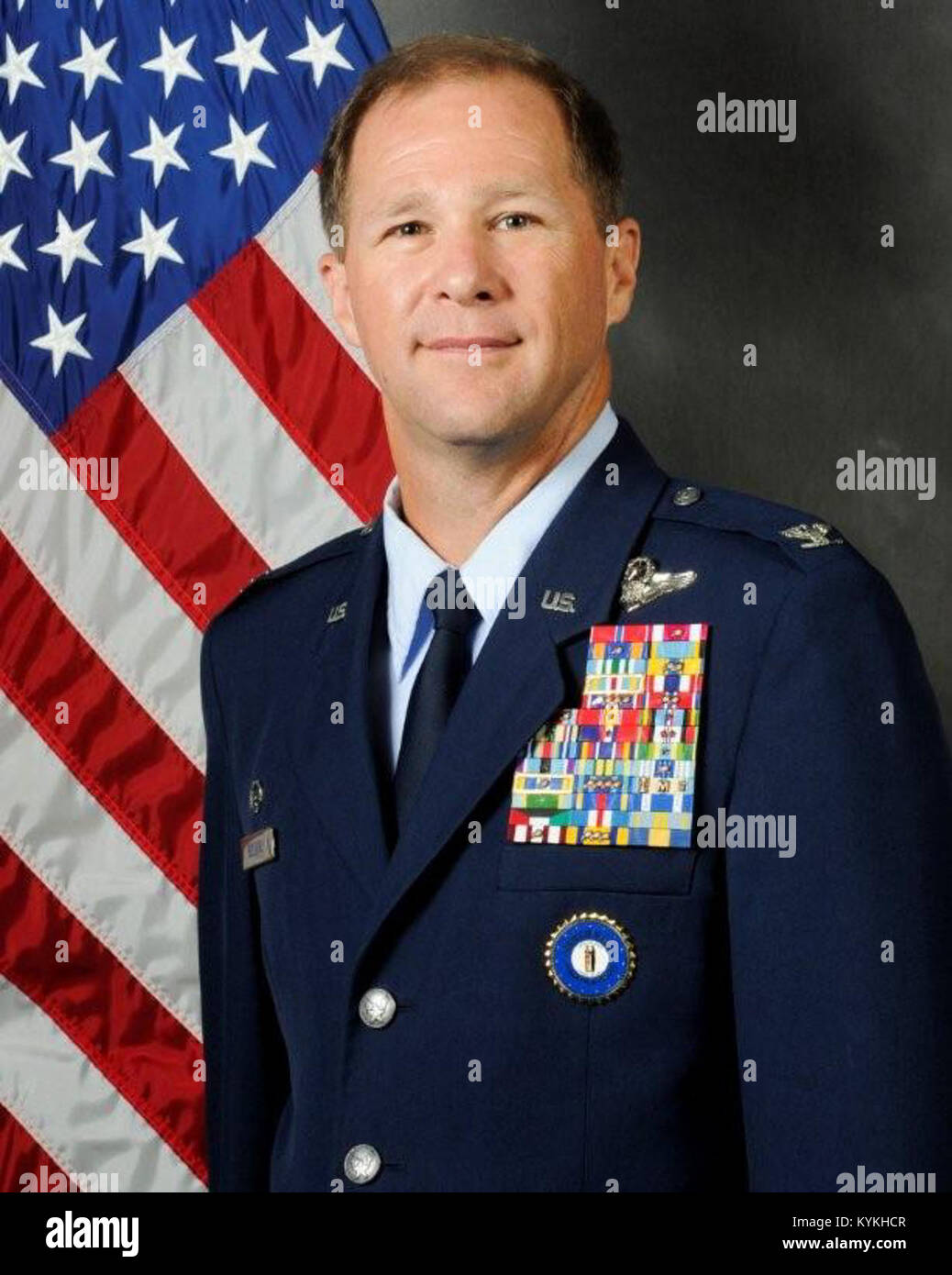 Portrait of US military person Stock Photo - Alamy