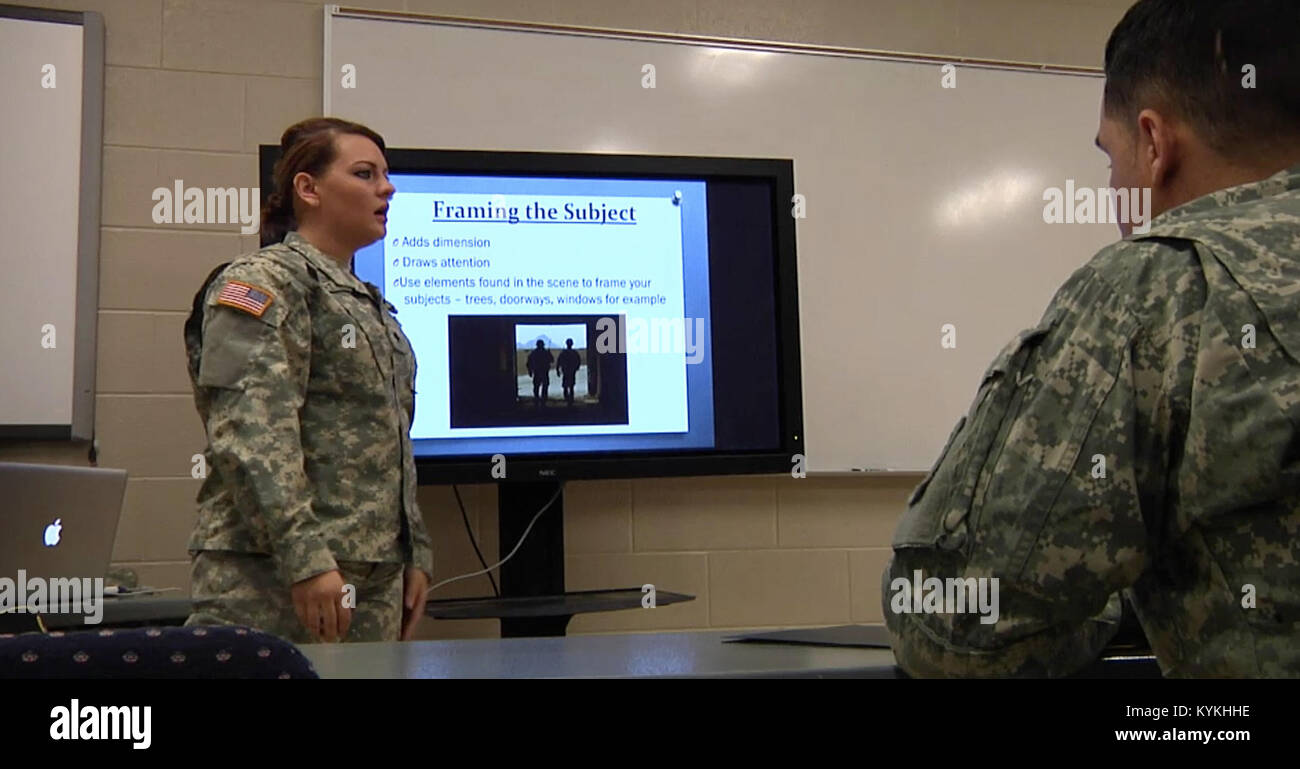 Kentucky National Guard classroom training Stock Photo - Alamy