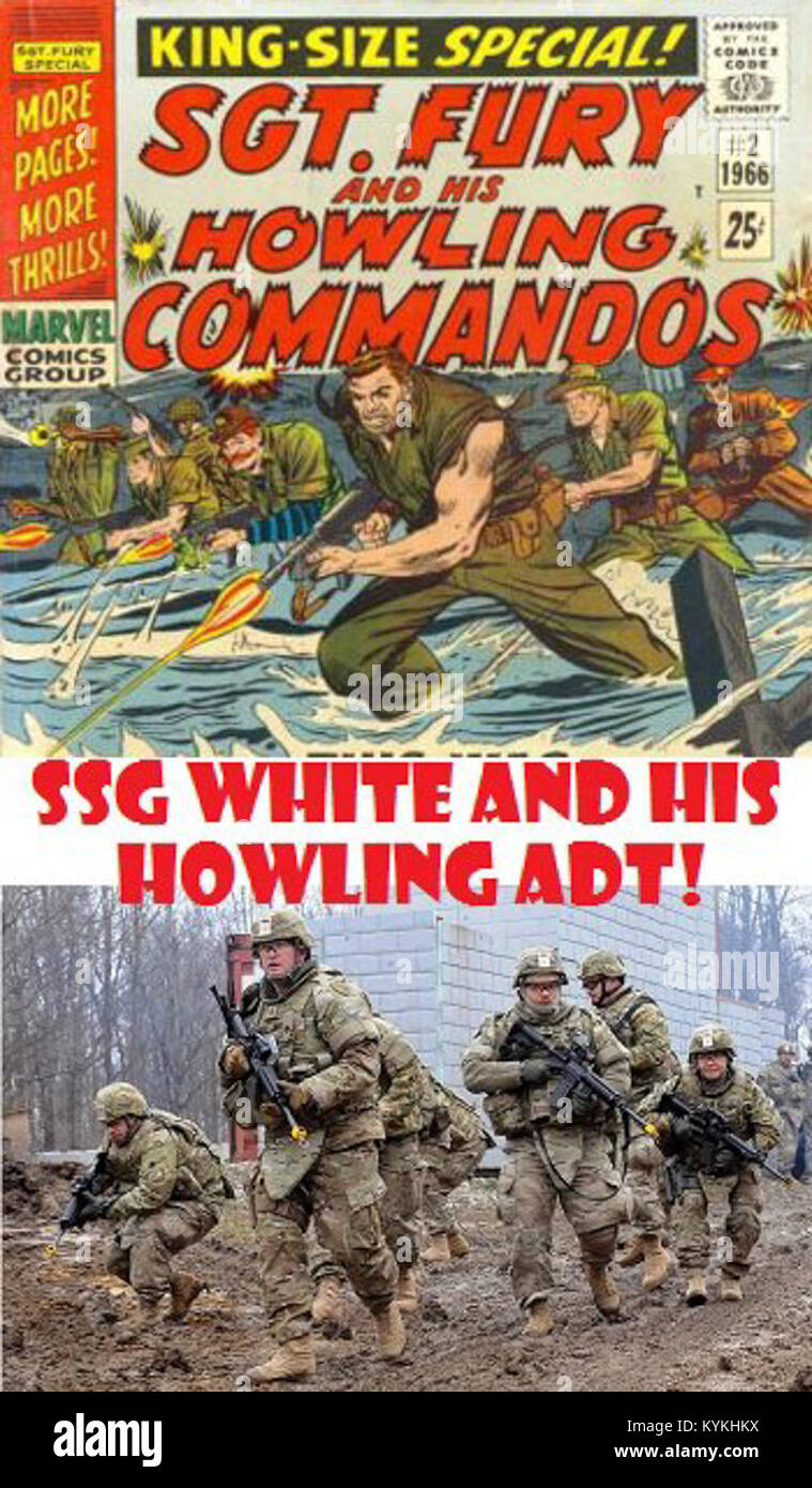 US military comic book poster Stock Photo - Alamy