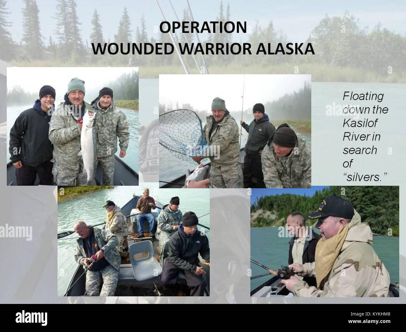 US military operation wounded warrior poster Stock Photo - Alamy