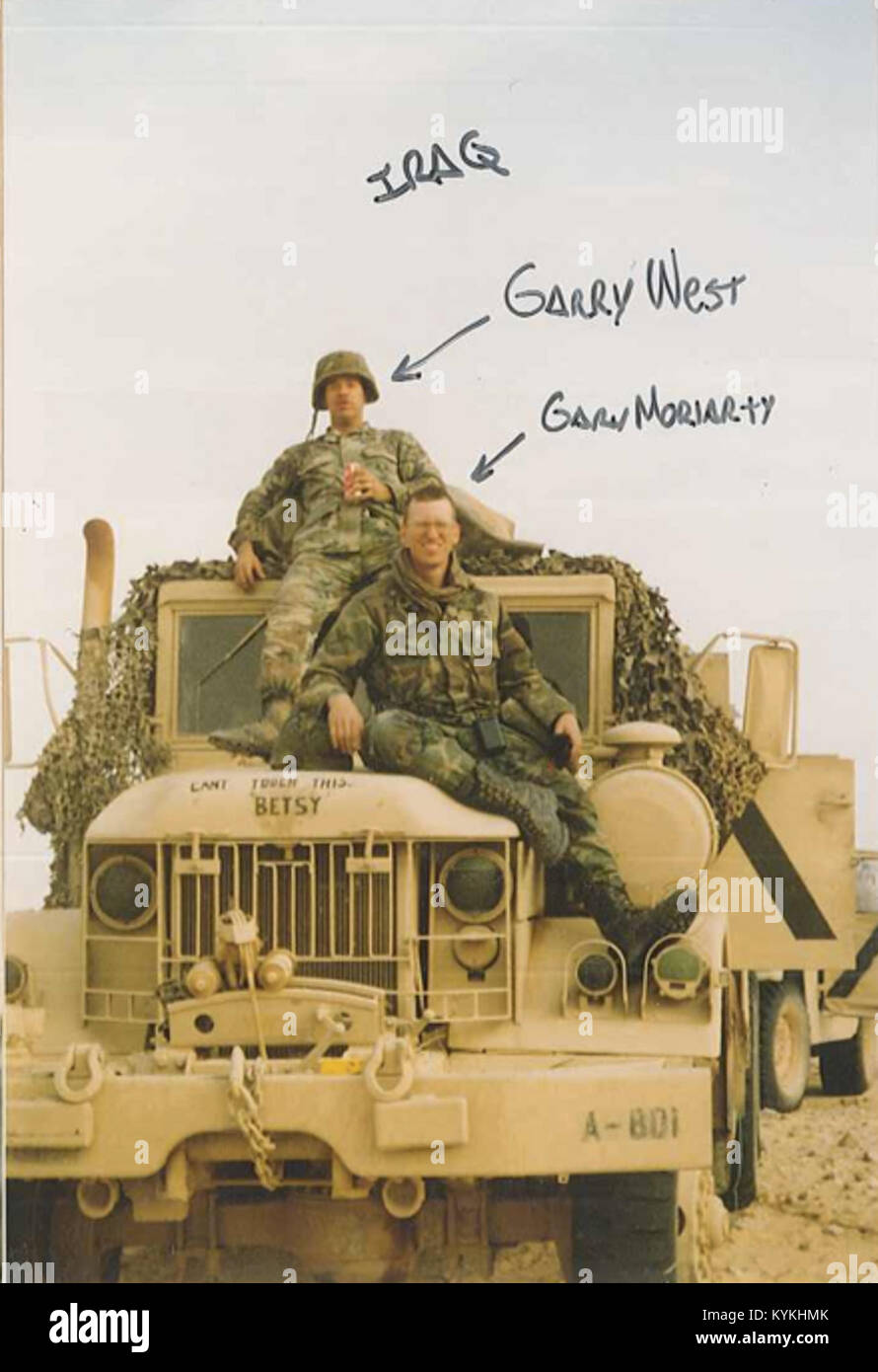 Vintage military photograph Iraq war Stock Photo - Alamy