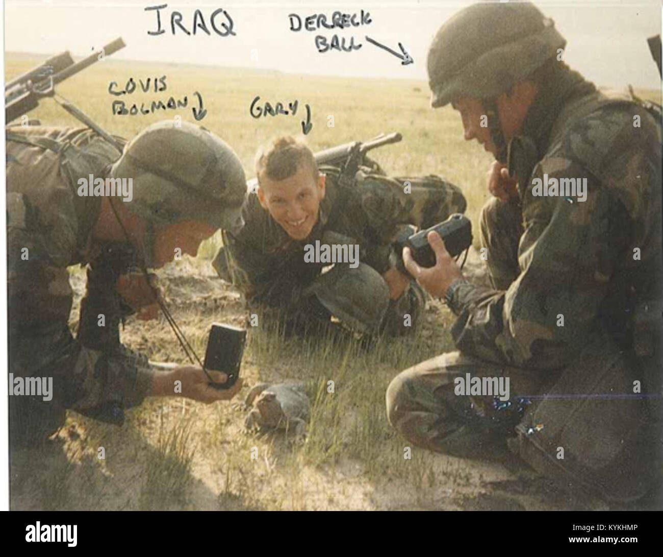 Vintage military photograph Iraq war Stock Photo - Alamy