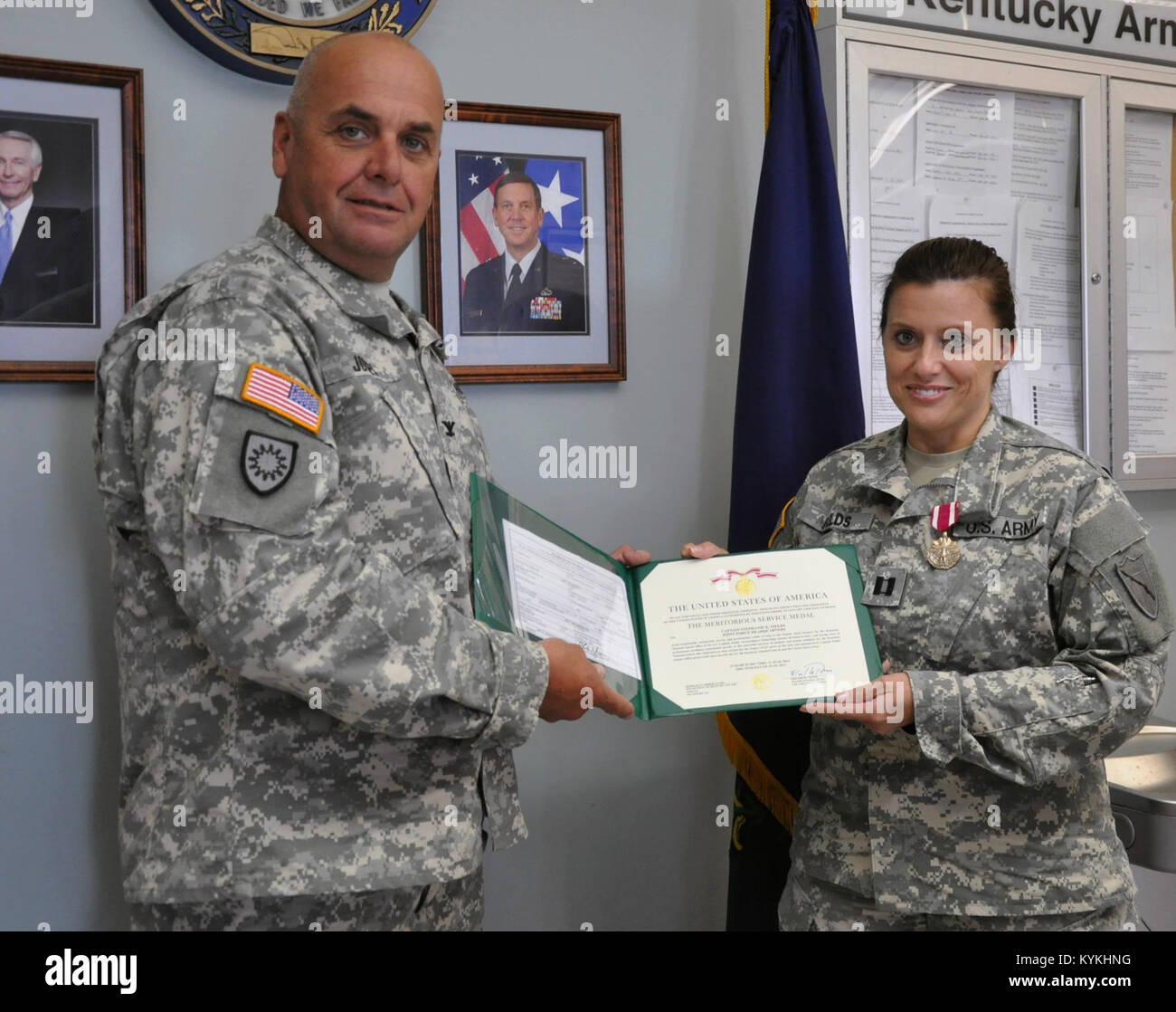 Meritorious public service medal hi-res stock photography and images ...