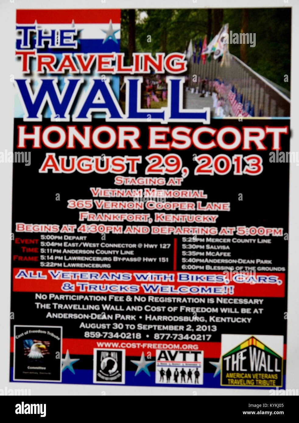 US Army veterans event poster Stock Photo - Alamy