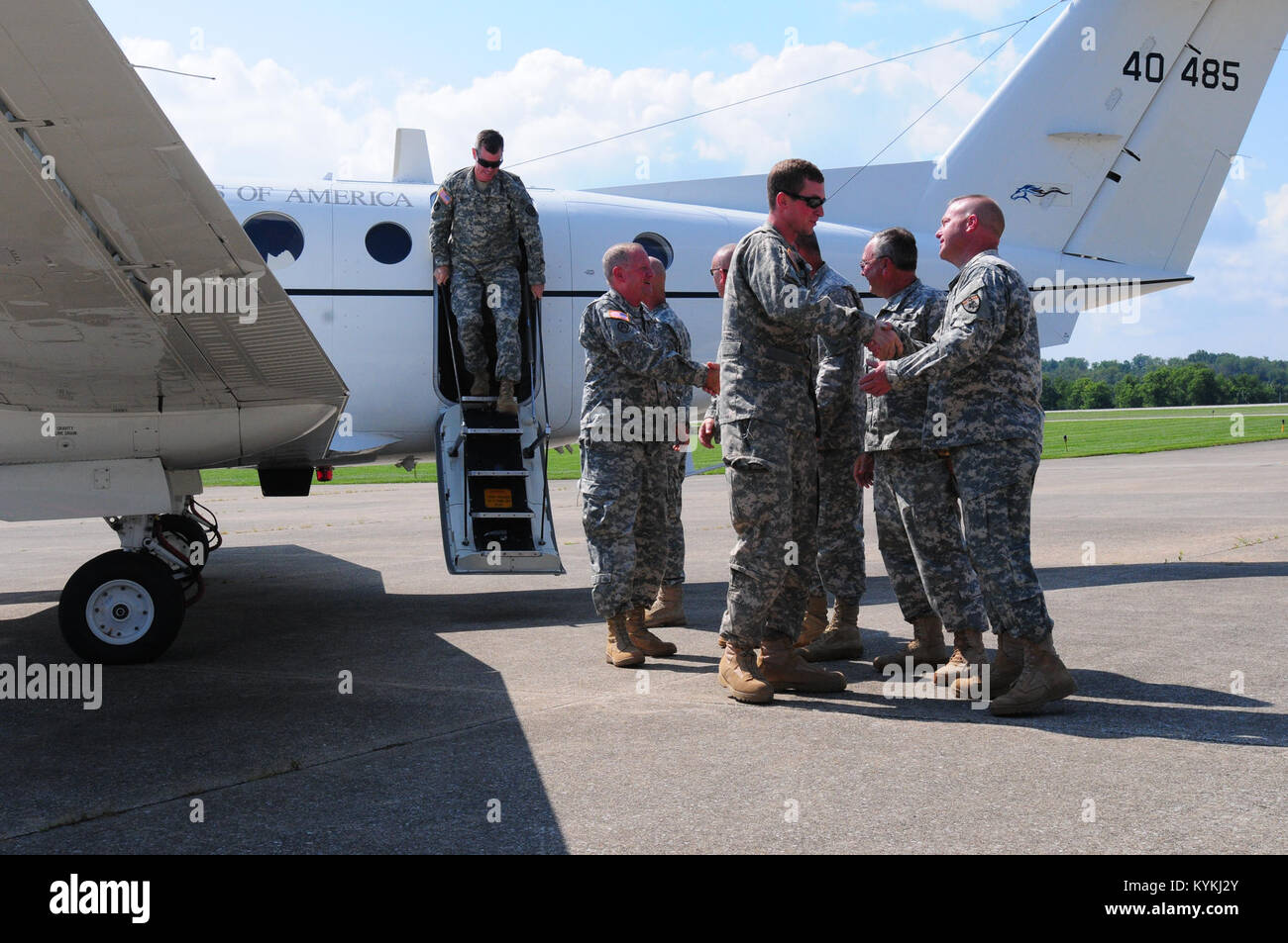 Family, friends and Soldiers welcome home the members of Detachment 11 ...
