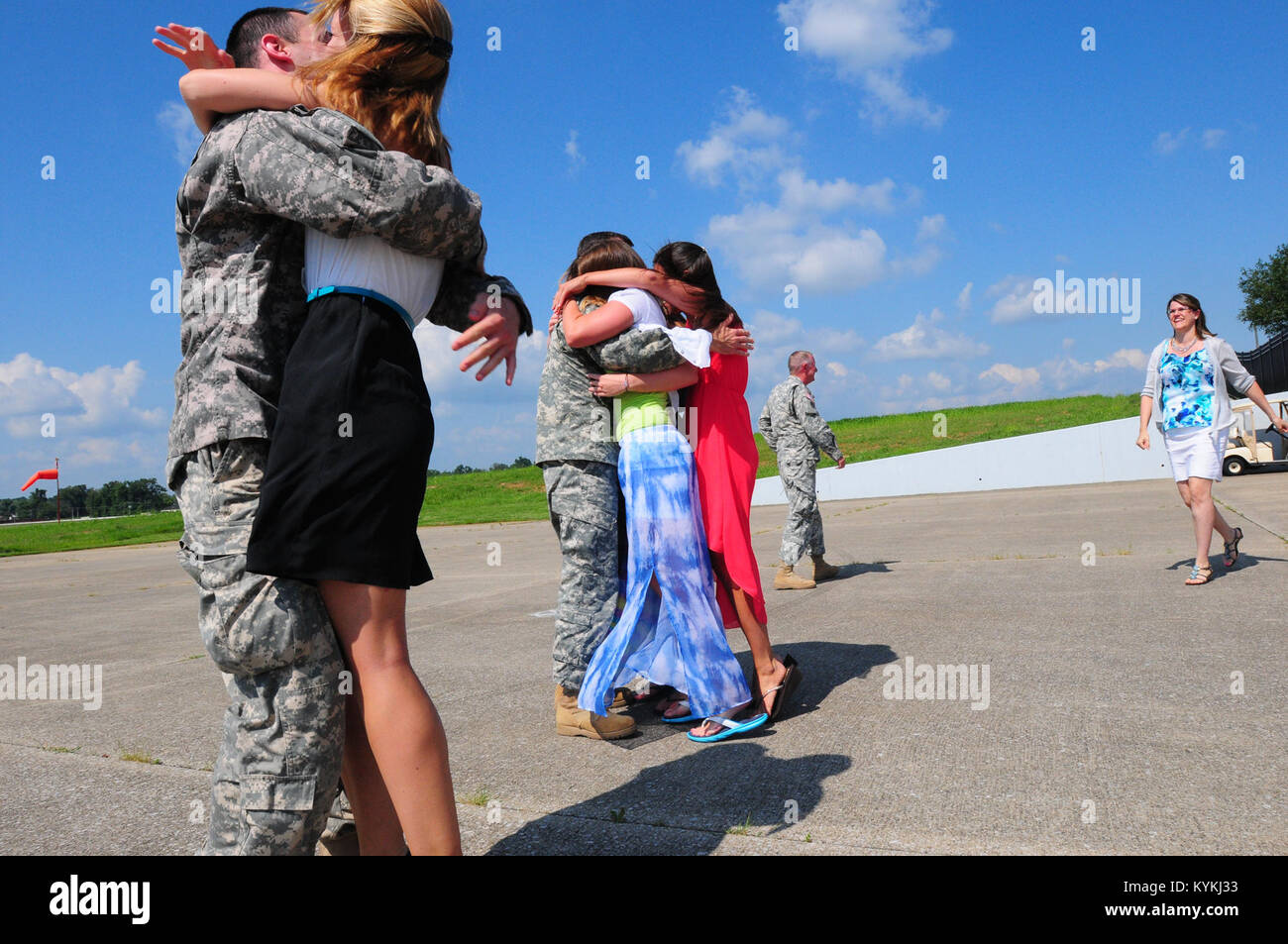Family, friends and Soldiers welcome home the members of Detachment 11 ...
