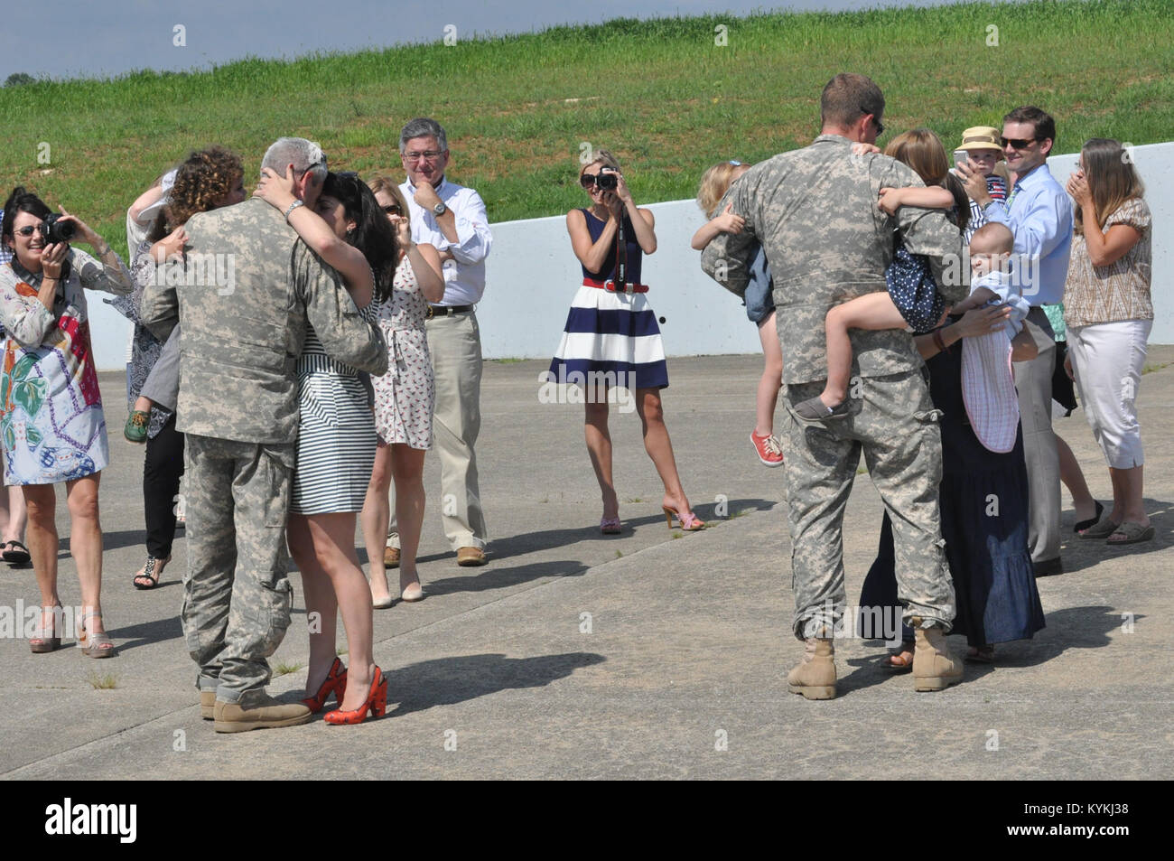 Family, friends and Soldiers welcome home the members of Detachment 11 ...