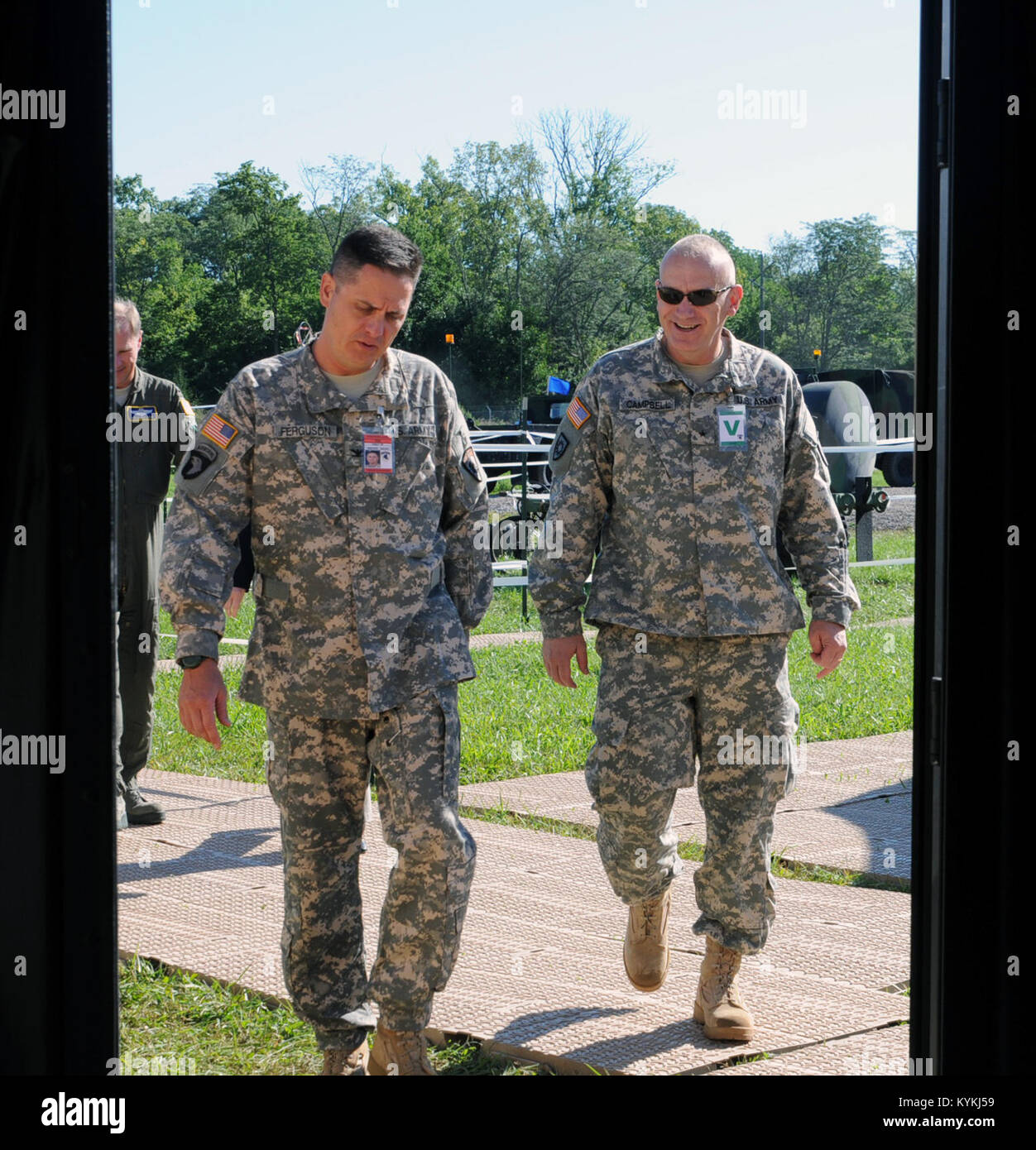 Col. Michael S. Ferguson, 63rd Theater Aviation incomi and Brig. Gen ...