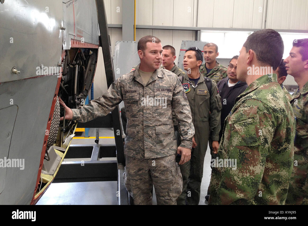Tech. Sgt Jason Sanderson, a crew chief in the Kentucky Air National ...