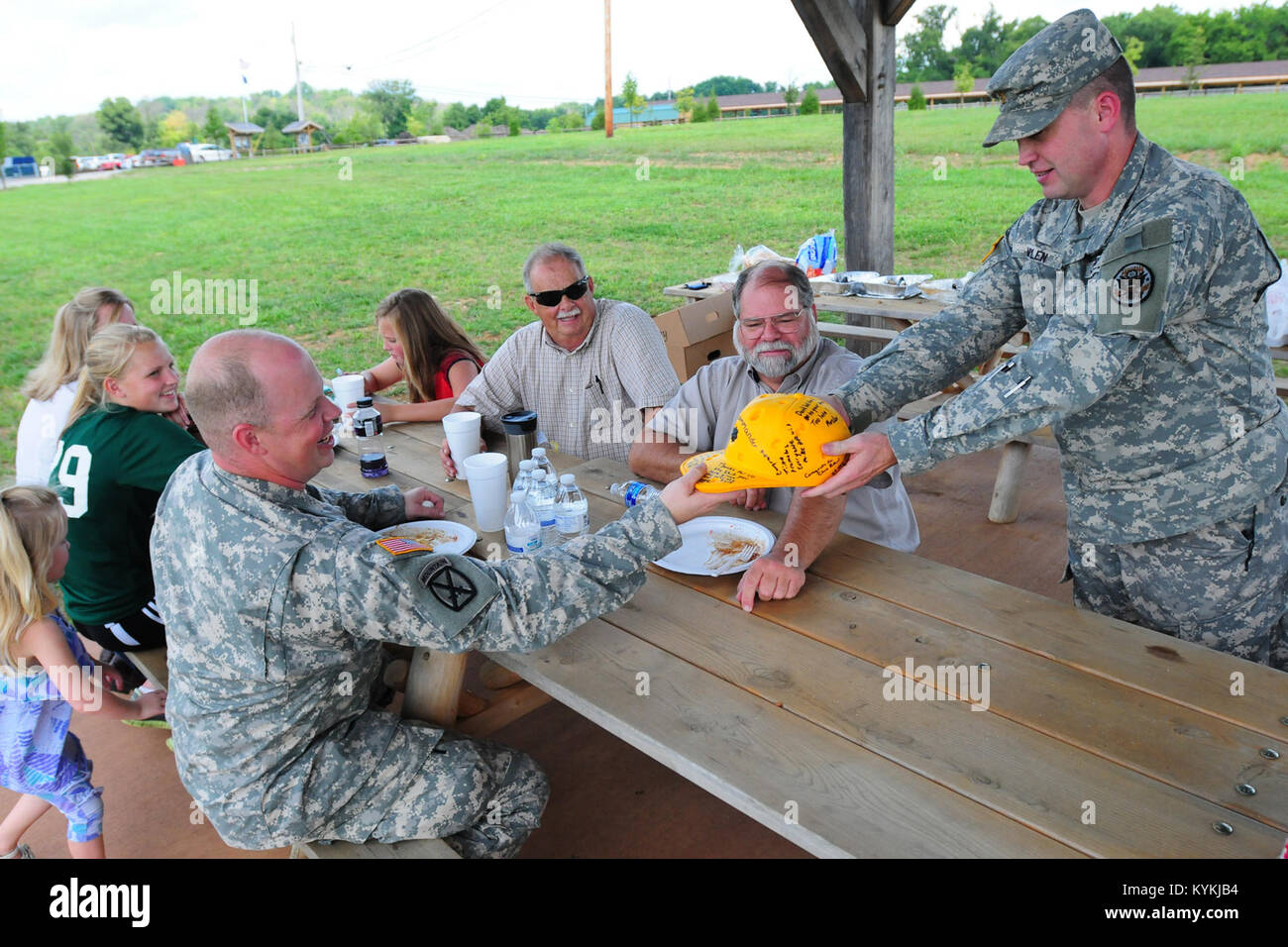 Maj. John Cline was promoted to the rank of lieutenant colonel during a ...