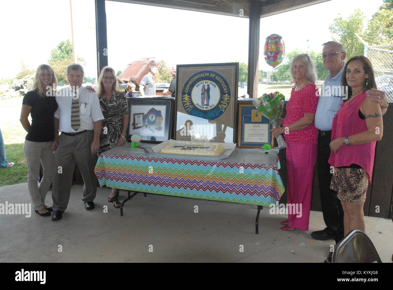 US military retirement ceremony Stock Photo - Alamy