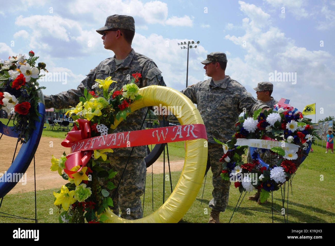 Soldiers from the 103rd Brigade Support Battalion, 138th Fires Brigade ...