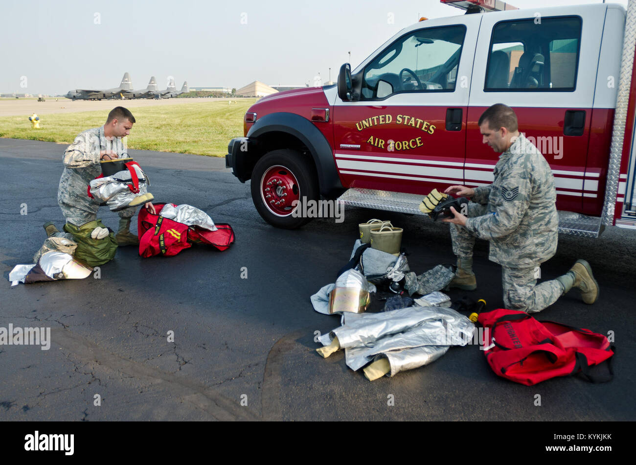 U s air force fire protection hi-res stock photography and images - Alamy