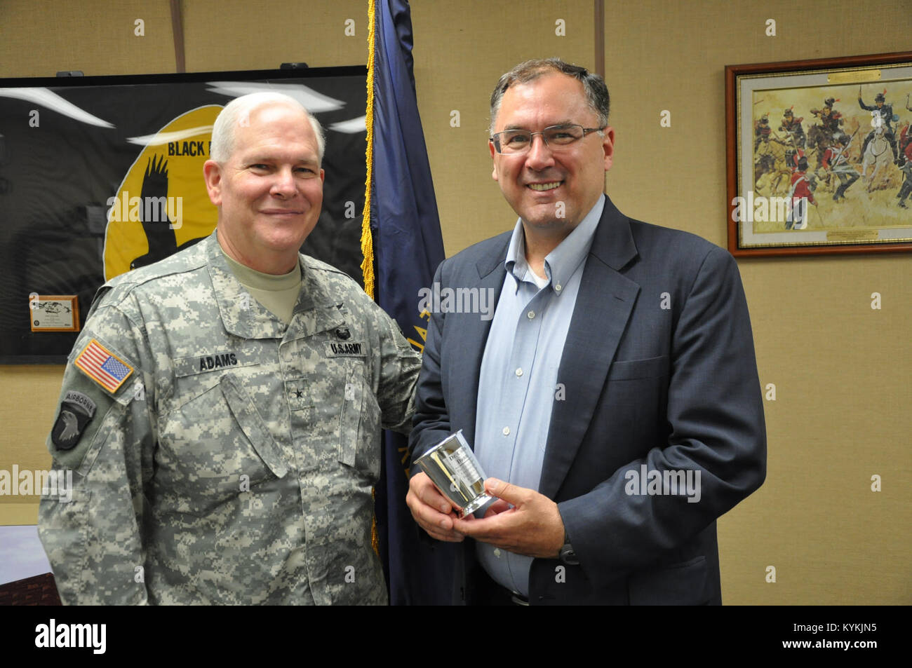 Leaders from the Kentucky National Guard are honored for the ...