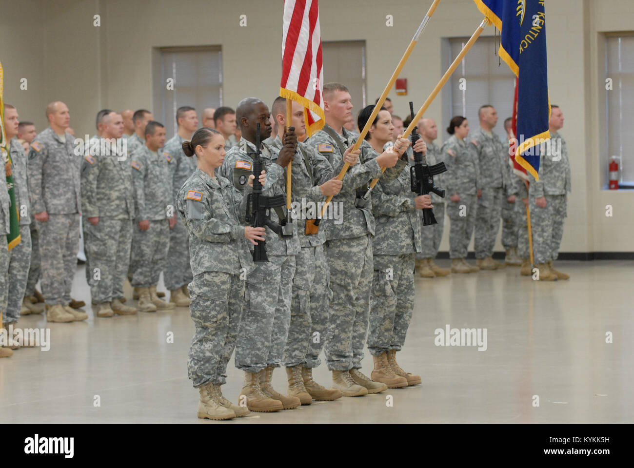 The 149th Maneuver Enhancement Brigade conducted an uncasing ceremony ...