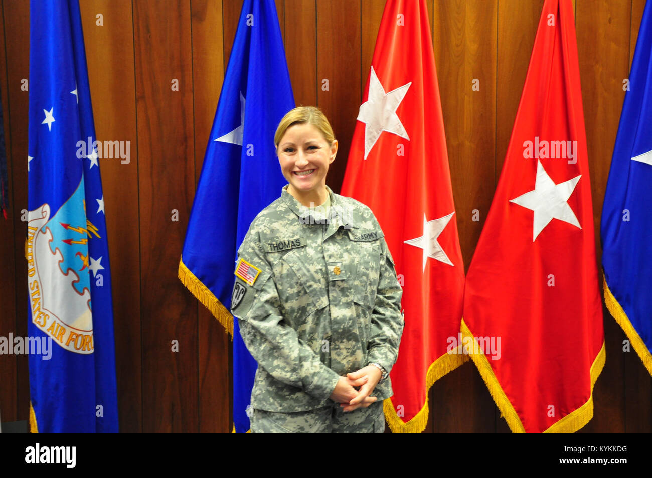 Maj. Jennifer Thomas, formerly Jennifer Steele, is honored at a going ...