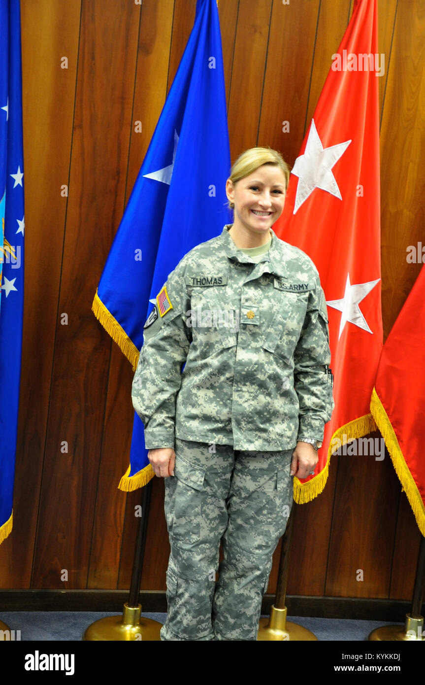 Maj. Jennifer Thomas, formerly Jennifer Steele, is honored at a going ...