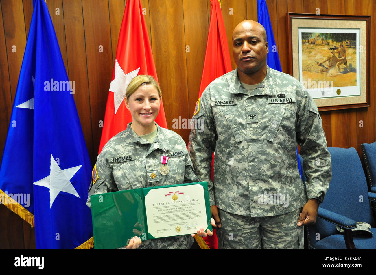 Maj. Jennifer Thomas, formerly Jennifer Steele, is honored at a going ...