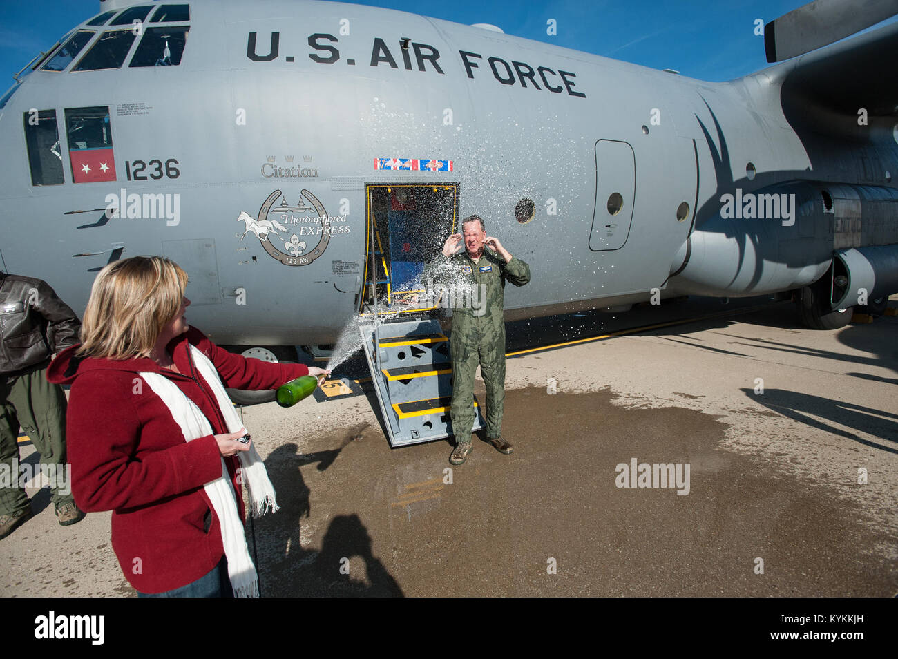 Heather Wilson, wife of Kentucky Air National Guard C-130 pilot Lt. Col ...
